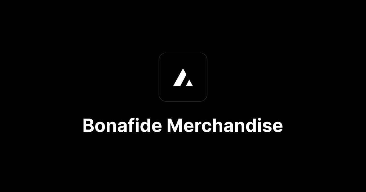 Bonafide Merchandise
